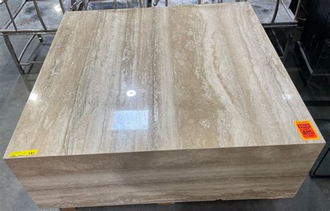 Solid Marble Coffee Table Approx 4ft Square X 16in H