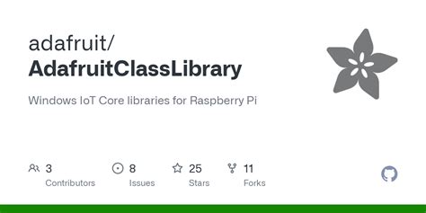 Github Adafruitadafruitclasslibrary Windows Iot Core Libraries For