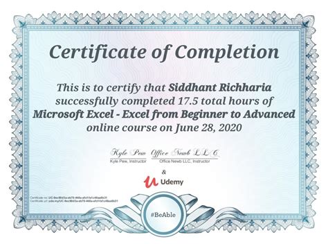 Siddhant Richharia On Linkedin Certifications Microsoftexcel Dataanalysis Datavisualisation