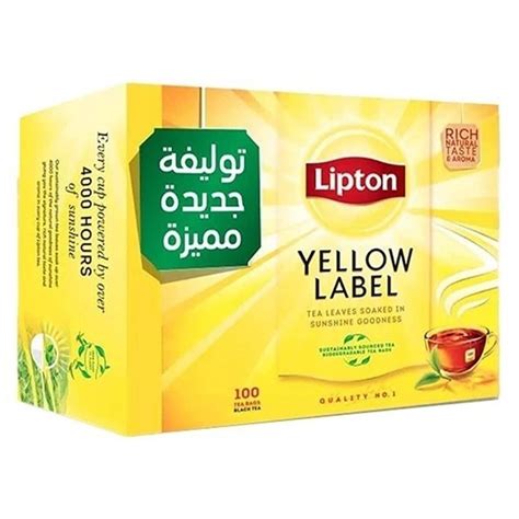 شاي ناعم ليبتون 100 فتلة المشروبات