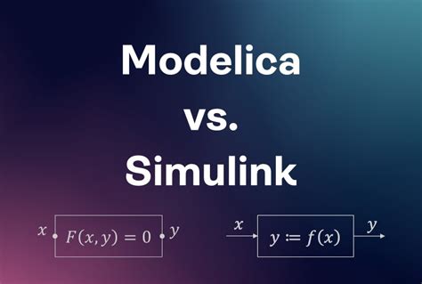 Modelica Vs Simulink