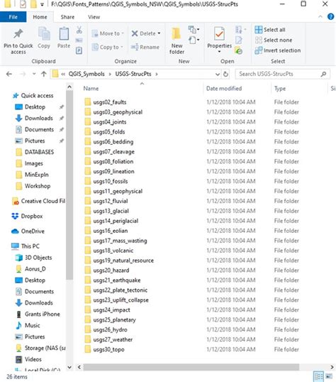 6 6 Geological Symbols And Geological Patterns — Qgis In Mineral Exploration 1 1 Documentation