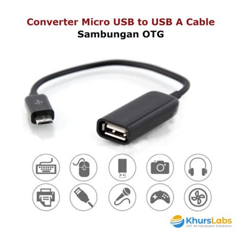 Jual Converter Micro Usb To Usb A Cable Sambungan Kota Semarang