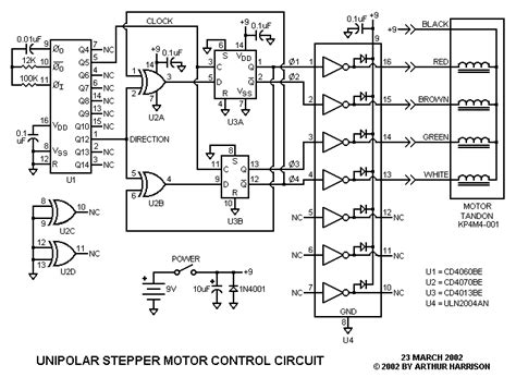 Unipolar Stepper Motor Control Circuit Under Repository Circuits 53620