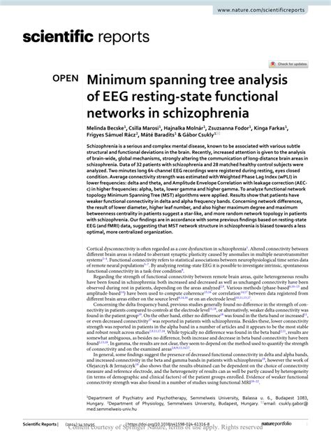 Pdf Minimum Spanning Tree Analysis Of Eeg Resting State Functional