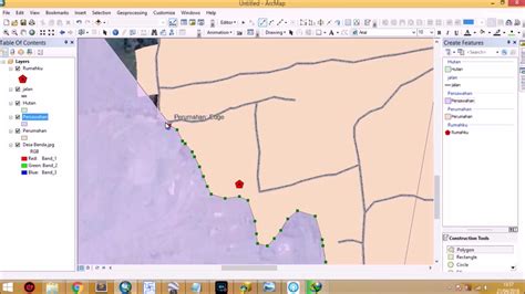 TUTORIAL Membuat Peta Dengan Arcmap YouTube