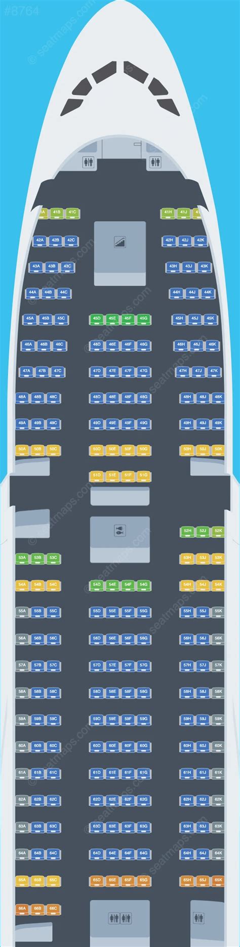 Emirates A380 Business Class Seating Plan