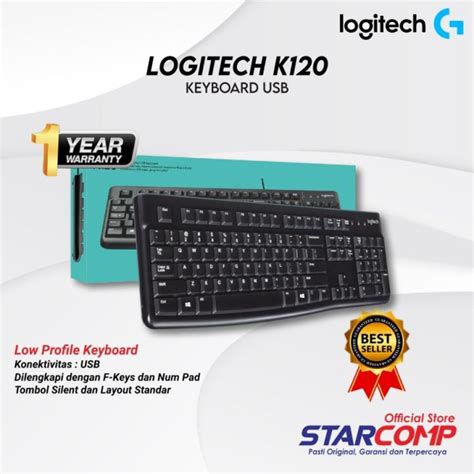 Logitech Original Keyboard K Usb Keyboardgaransi Resmi Logitech Indonesia Lazada Indonesia