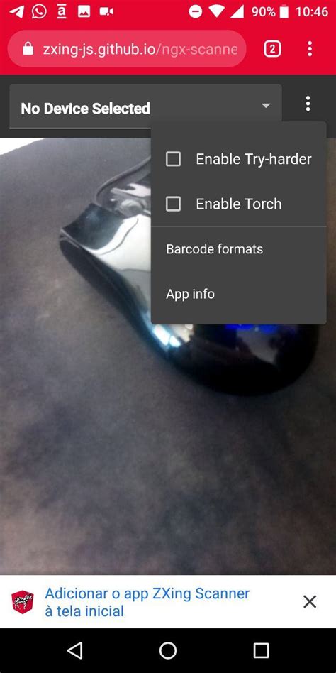 Turning Off The Flashlight Reset The Camera · Issue 239 · Zxing Jsngx