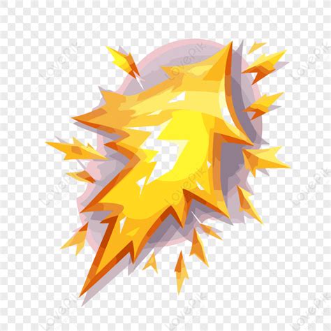 투명한 번개 벡터 만화 상표 클립 아트 Png 일러스트 무료 다운로드 Lovepik