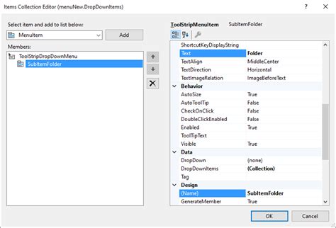 Adding Menus To A Windows Form