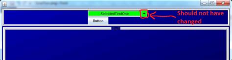 Java JComboBox SetBackground Without Changing The Color Of The