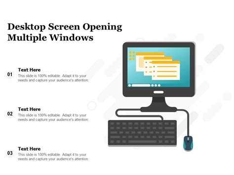 Desktop Screen Opening Multiple Windows Ppt Powerpoint Presentation Infogra