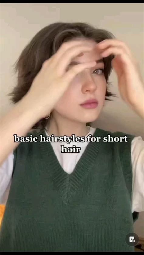 Basic Hairstyles For Short Hair 🌟 Short Hair Styles Short Hair Cuts