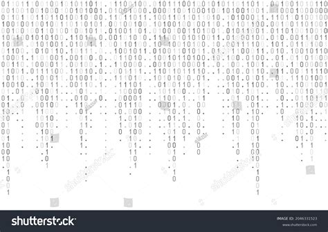Binary Computer Code Seamless Pattern Matrix Royalty Free Stock