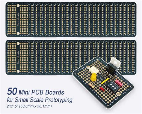 Snapklik Com ElectroCookie Mini PCB Prototype Board Solderable Breadboard For DIY Electronics