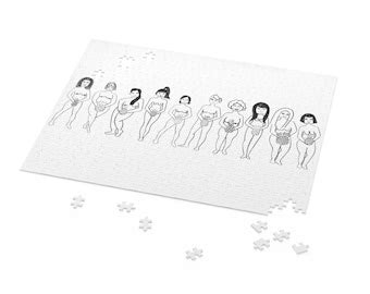 Naked Puzzle Etsy