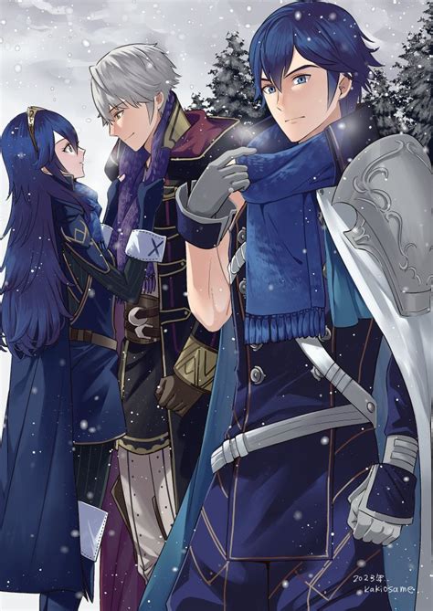 Lucina Robin Robin And Chrom Fire Emblem And More Drawn By Ameno