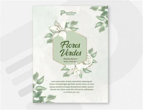 Portadas Verdes En Word Plantillas Maestras