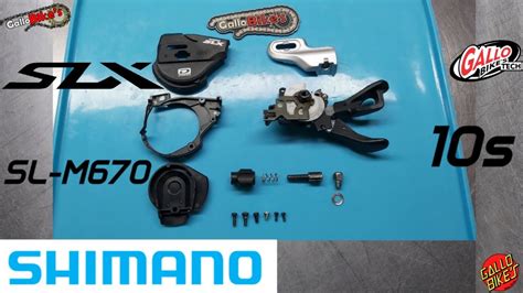 Shimano Slx Sl M670 10 Velocidades Servicio Mando Mantenimiento