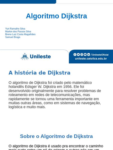 Dijkstra Algoritm Pdf Teoria Dos Gráficos Rede De Computadores