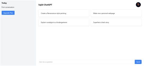 Syed Sajid On Linkedin Custom Data Trained Gpt Build In Reactjs And