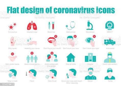 코로나 바이러스 아이콘의 평면 디자인 플랫 디자인에 대한 스톡 벡터 아트 및 기타 이미지 플랫 디자인 아이콘 코 Istock