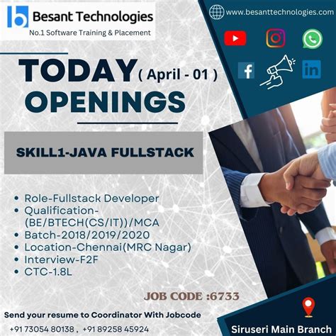 Besant Technologies Siruseri Chennai On Linkedin Computerscience