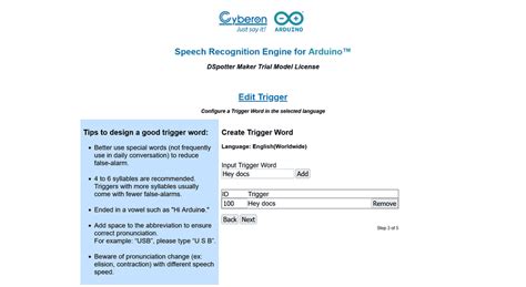 voice commands with the arduino speech recognition engine arduino