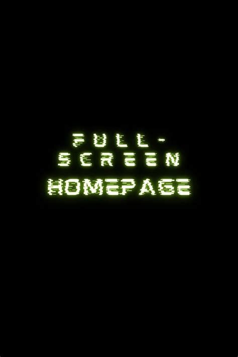 Full Screen Homepage Design Html Css