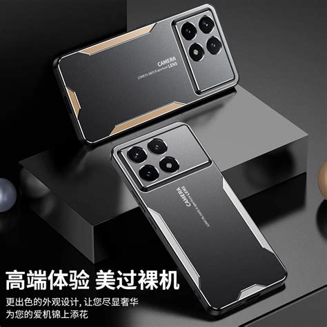 Aluminum Alloy Metal Case For Xiaomi Poco X Pro G Matte Hard Cover Silicone Shockproof Full