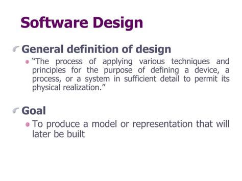 Lecture 8 Software Design And Architecture Sdappt