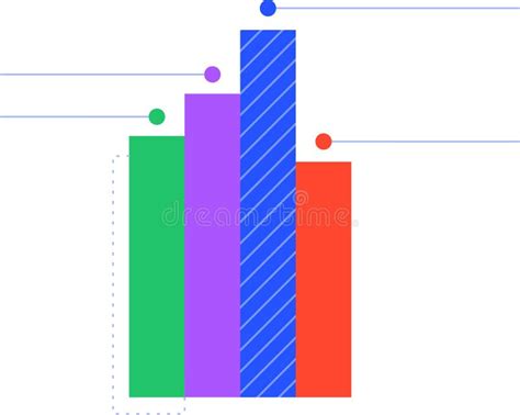 Colorful Bar Charts Are Representing Positive Growth Trends And Key Business Statistics