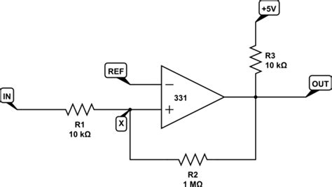 Ups Is Hysteresis Needed For This Non Inverting Comparator Electrical Engineering Stack