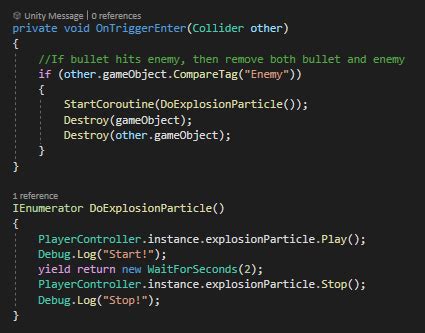 Why Isn T This Coroutine Working The First Part Play And Start Works But The Second Part