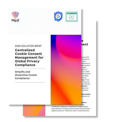 Cookie Consent Management Solution Brief