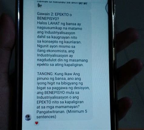Gawain 2 EPEKTO O BENEPISYO Halos LAHAT Ng StudyX