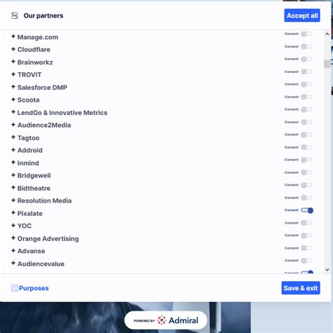 Hundreds Of Partners An Accept All Button But No Reject All Button R Assholedesign