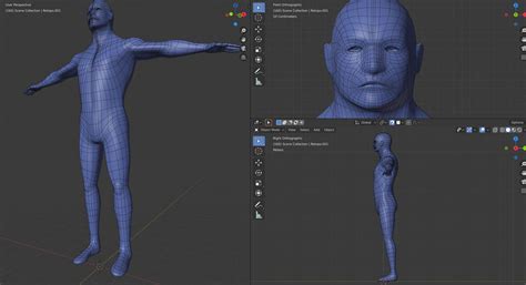 Blender Character Sculpt Average Time Polycount