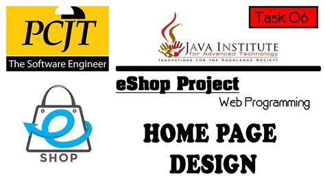 Web Project Task 06 1st Year Java Institute Youtube