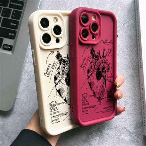 Чехол для телефона Heart Line для Xiaomi Redmi Note 13 12 12s 11 11s 10 9 8 Pro Plus A3 13c 12c