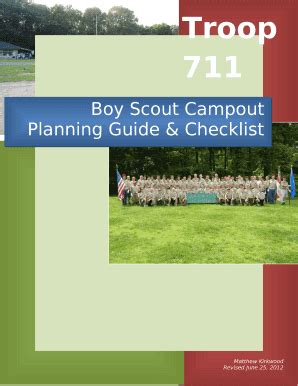 Planning Troop Outings4 Doc Template PdfFiller