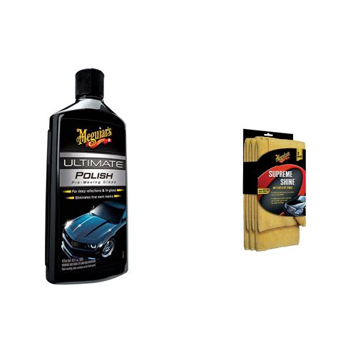 Пакет за почистване на автомобил след полиране Meguiar's, преди кола ...