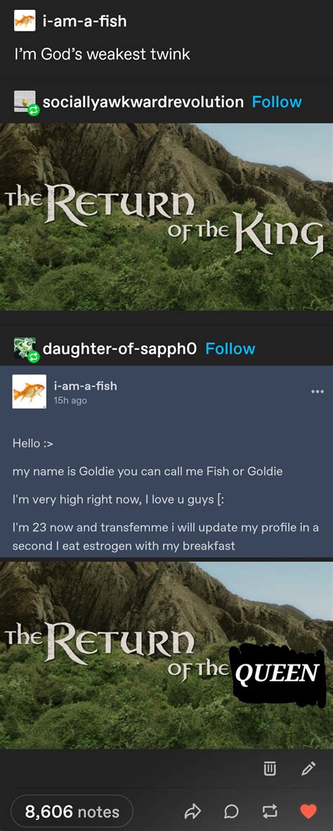 The Legend Is Back With A Pronoun Update R Tumblr