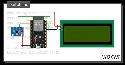 mpu6050 gyroscope copy wokwi esp32 stm32 arduino simulator