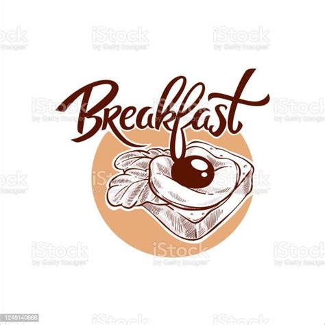 아침 식사 메뉴 전통적인 아침 음식과 레터링 구성의 벡터 그림 가득 찬에 대한 스톡 벡터 아트 및 기타 이미지 가득 찬 건강한 생활방식 건강한 식생활 Istock