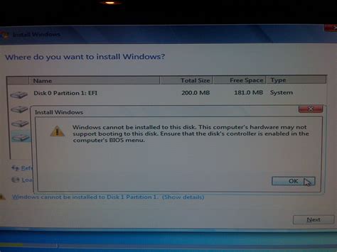 Hard Drive Windows 7 Cannot Be Installed To Disk Super User