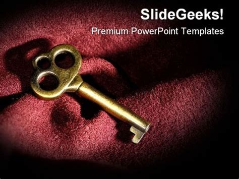 Key Security Powerpoint Backgrounds And Templates 1210