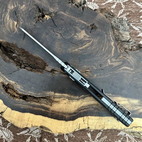 Microtech Msi Ram Lok Fluted Black G Handle Stonewash Serrated Flgtbk American Edge