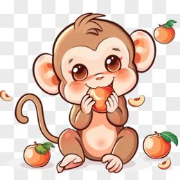可爱猴图片素材 免费可爱猴PNG设计图片大全 图精灵